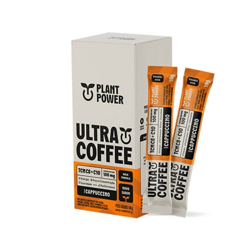 Suplemento Alimentar Ultra Coffee Cappuccino Stick Caixa com 14 un de 10g
